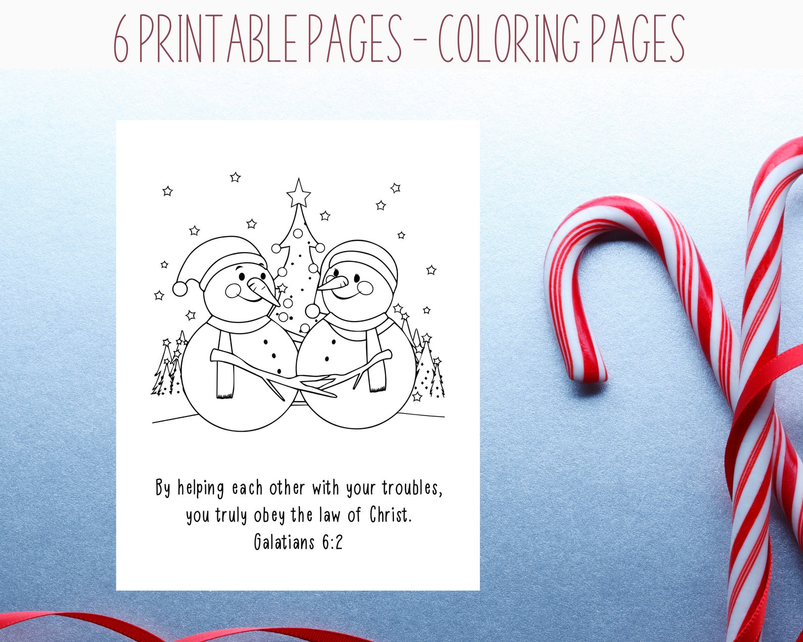 Christian Bible Verse Coloring Pages for Christmas With Scripture for ...