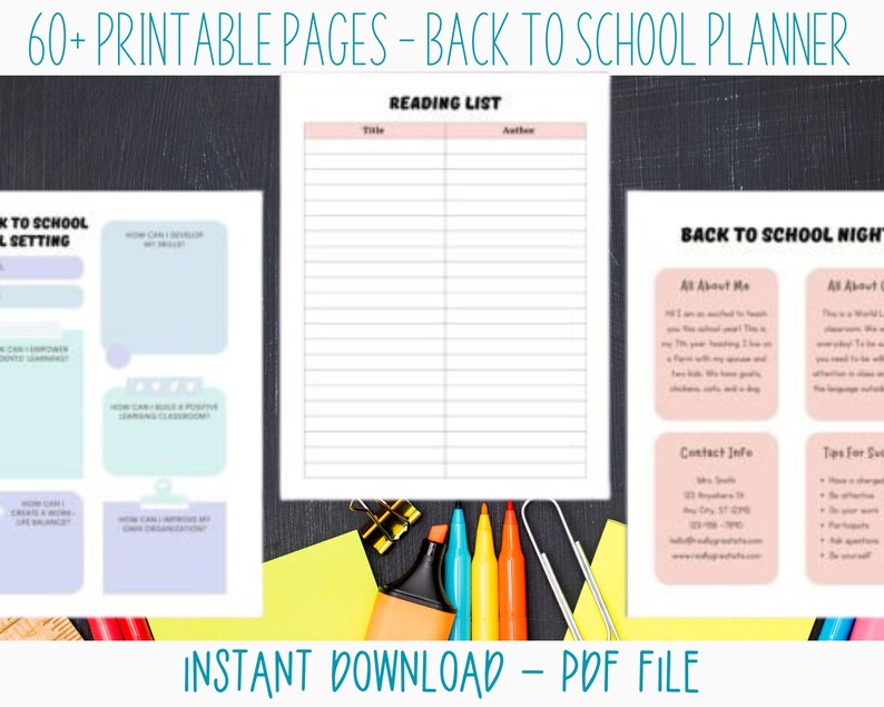 Faith-focused Back to School Planner for Kids Christian Daily Organizer ...