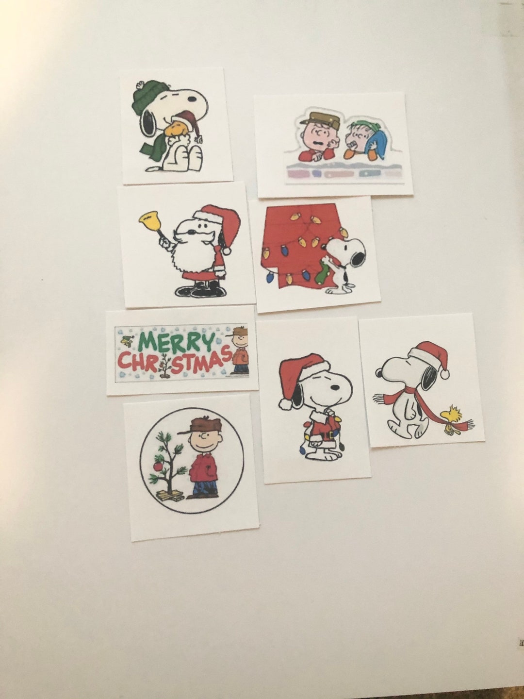 Christmas Snoopy Sticker Pack - Etsy