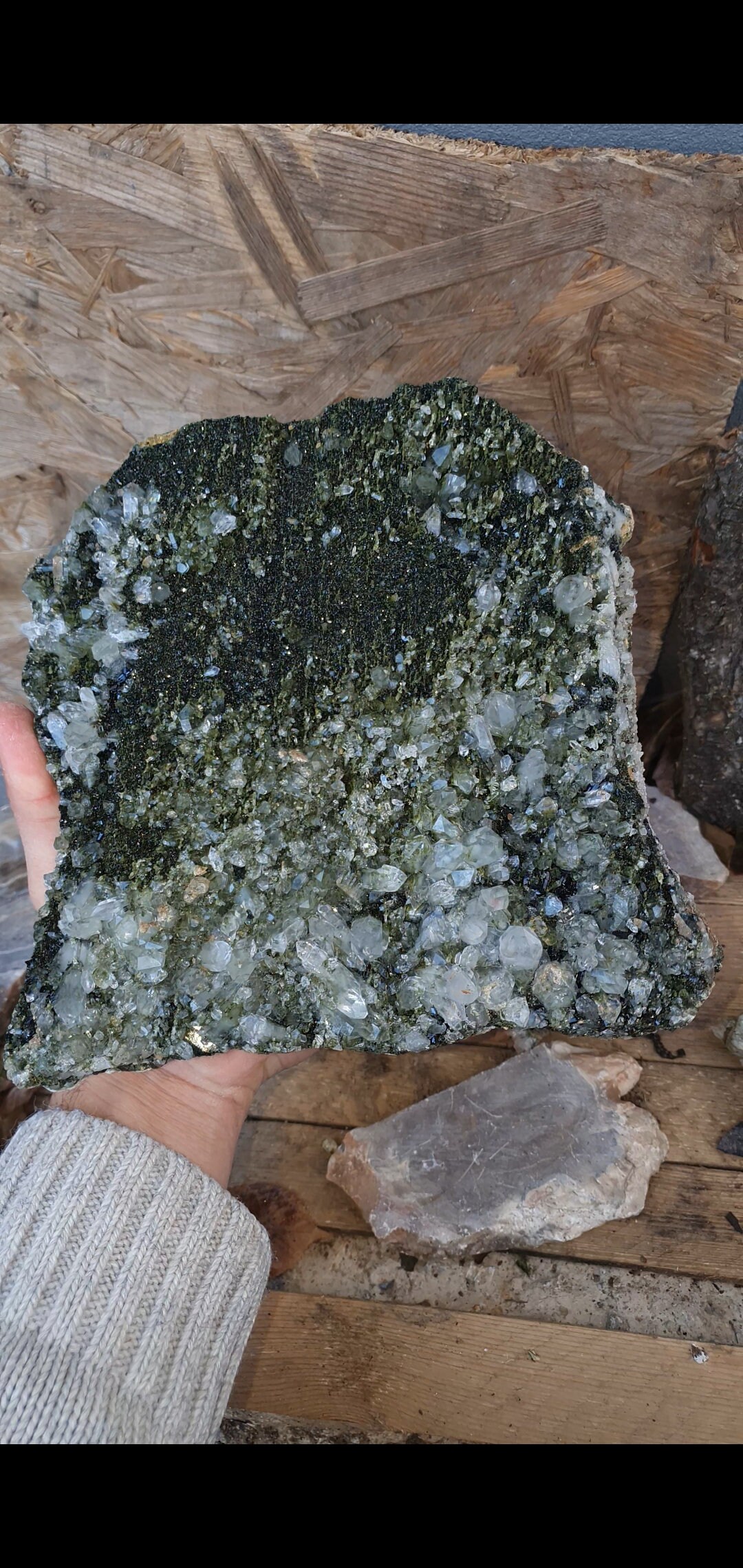 Inclusion Lodolite With Epidote Quartz. Turkey Minerals - Etsy