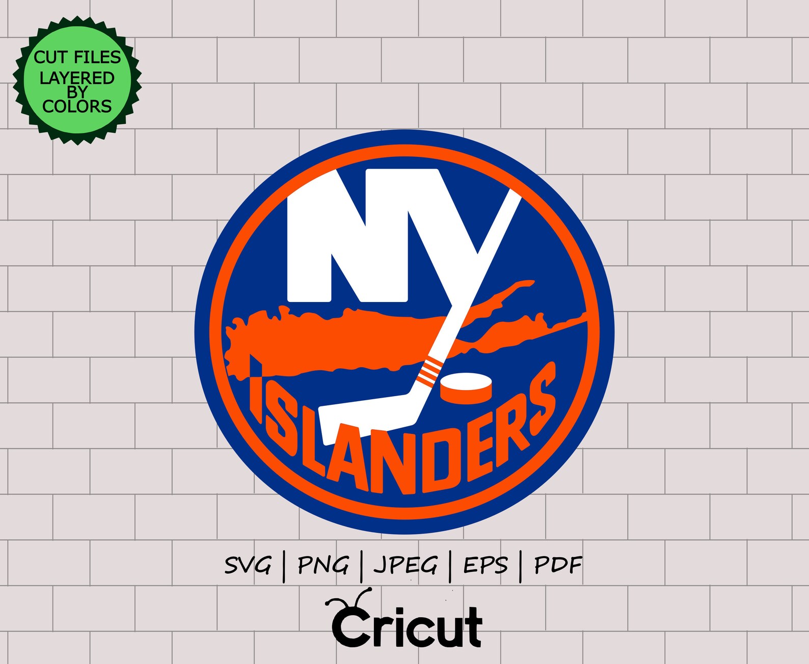 New York Islanders Eishockey Team Logo SVG Cut Dateien | Etsy