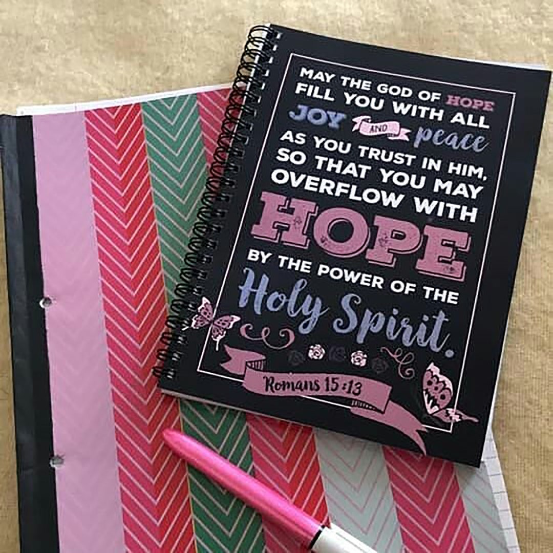 Romans 15 13 Spiral Notebook, May the God of Hope, Birthday Gift for Mom - Etsy