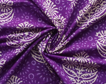 Purple Print Dress Fabric | Etsy