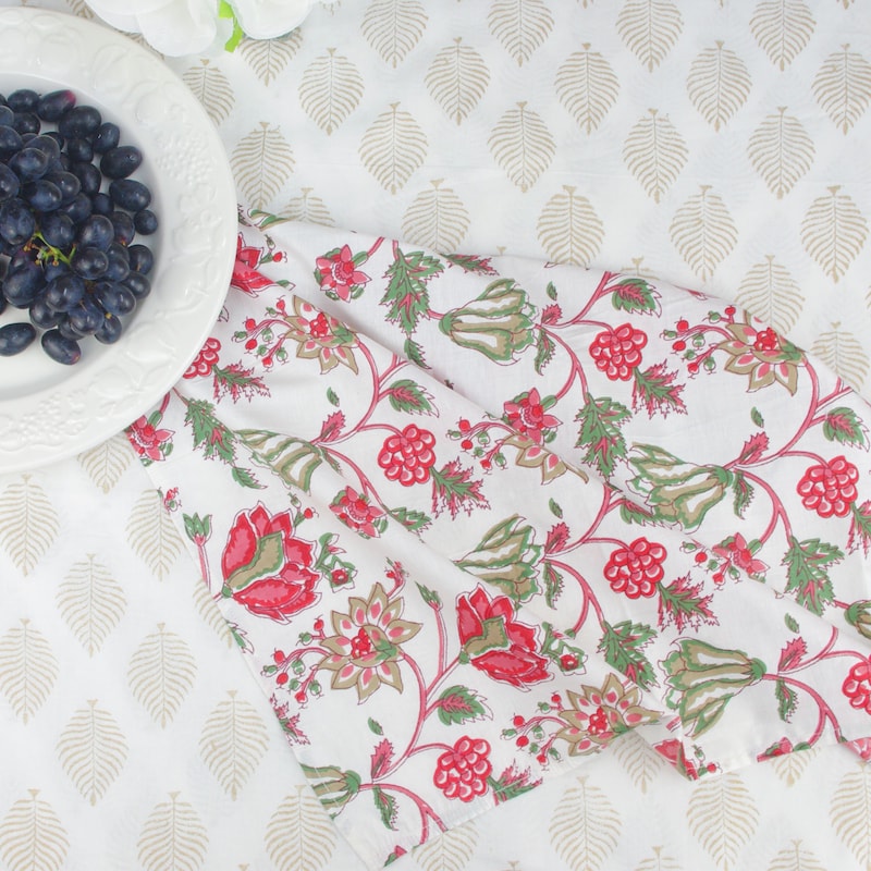Block Print Napkins - Etsy