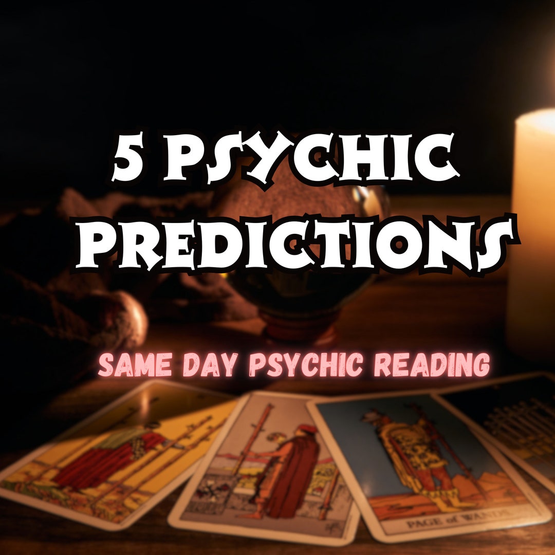 5 Positive Psychic Predictions, Tarot Reading - Etsy