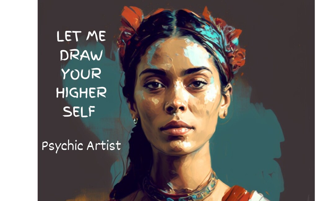 Higher Self Drawing Psychic Artist I Will Draw Your Higher - Etsy