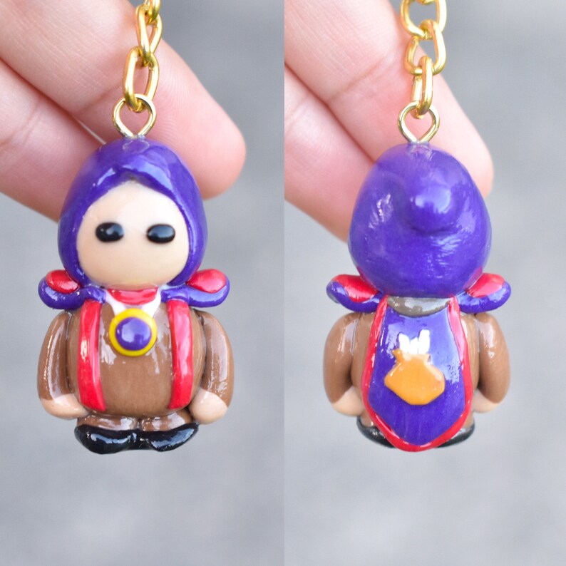 Runescape Wise Old Man Monkey Genie Character Keychain Charm Figure and ...