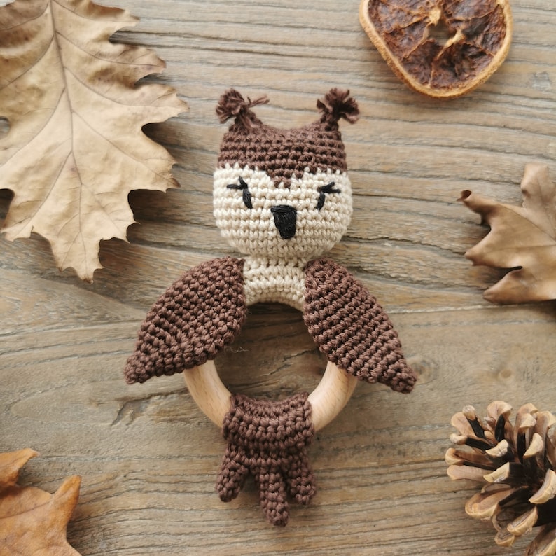 My Owl Rattle - Crochet Amigurumi Pattern PDF in English (US Terms ...