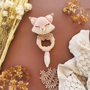 My Wolf Rattle - Crochet Pattern PDF in English (US Terms) French - Etsy