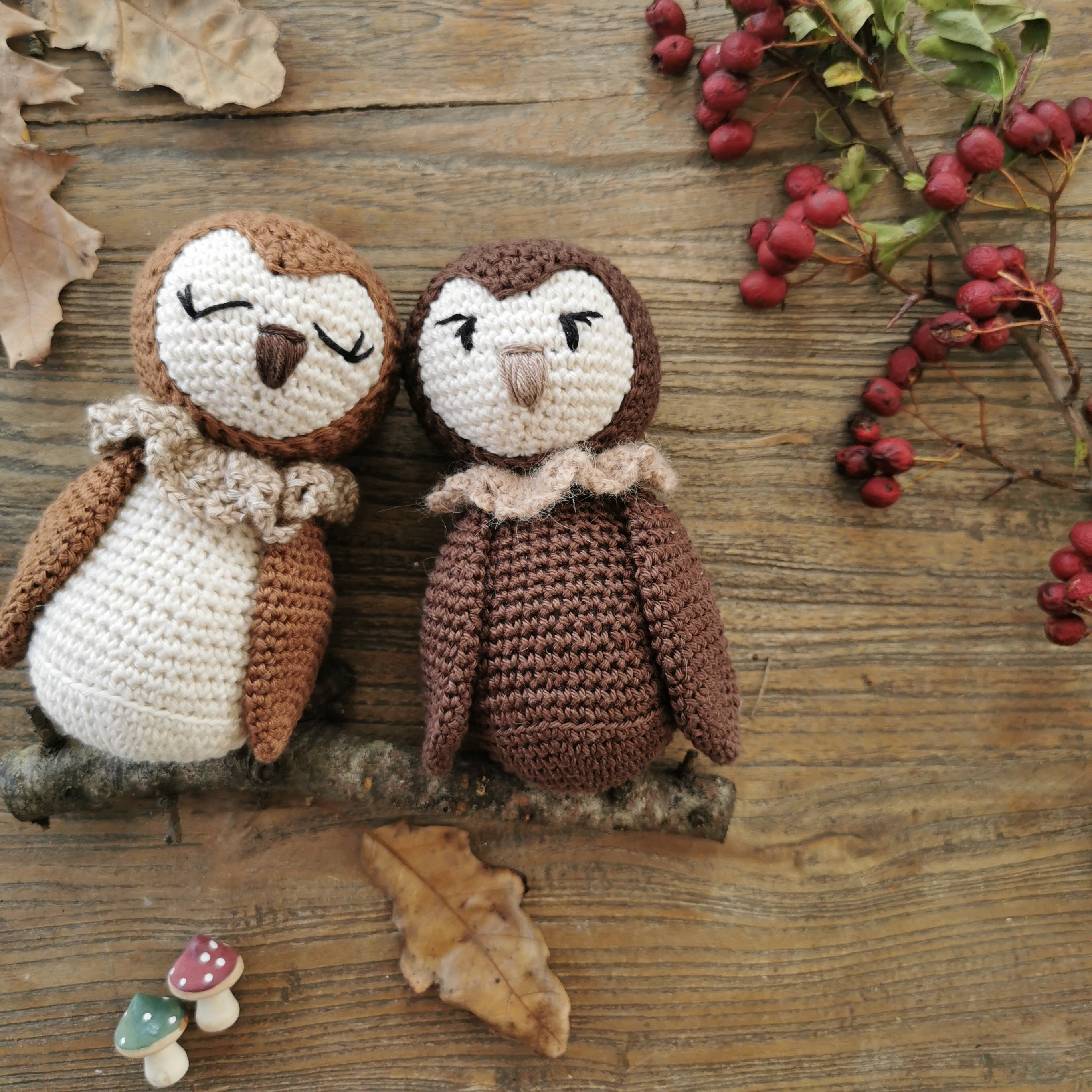 Three Little Owls Crochet Pattern PDF in English US Terms - Etsy