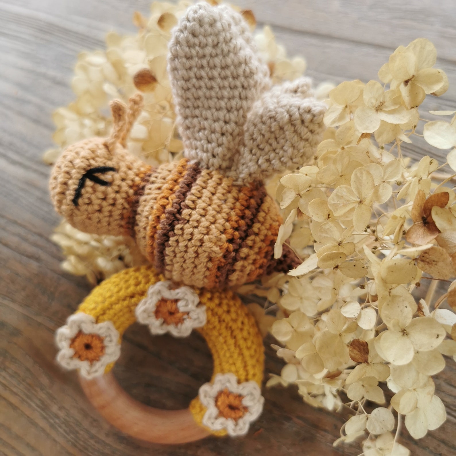 My Bee Rattle Crochet Pattern PDF in English US Terms - Etsy