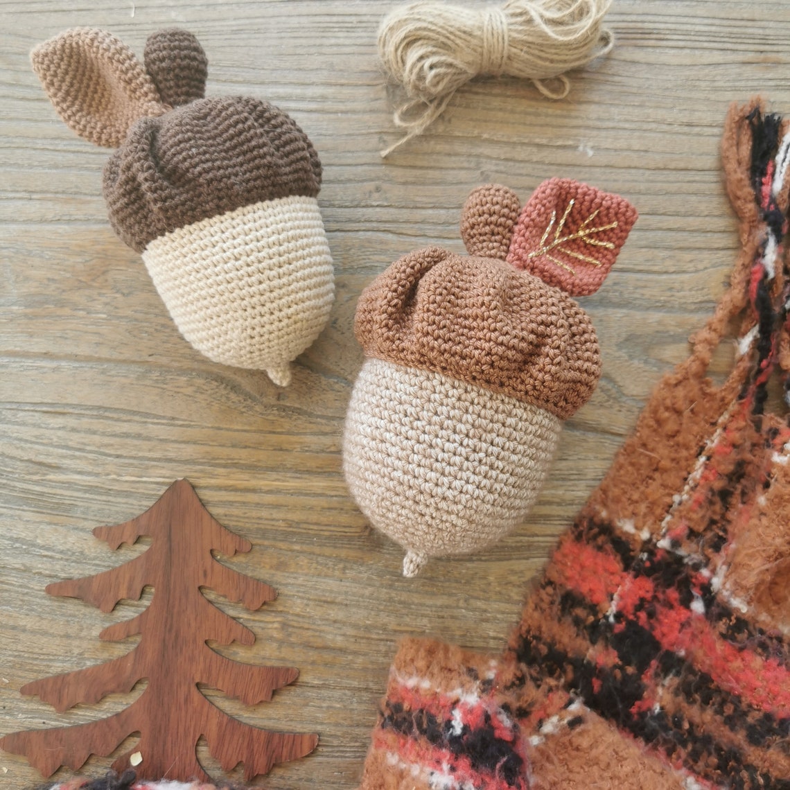 Acorn Crochet Crochet Pattern PDF in English US Terms - Etsy