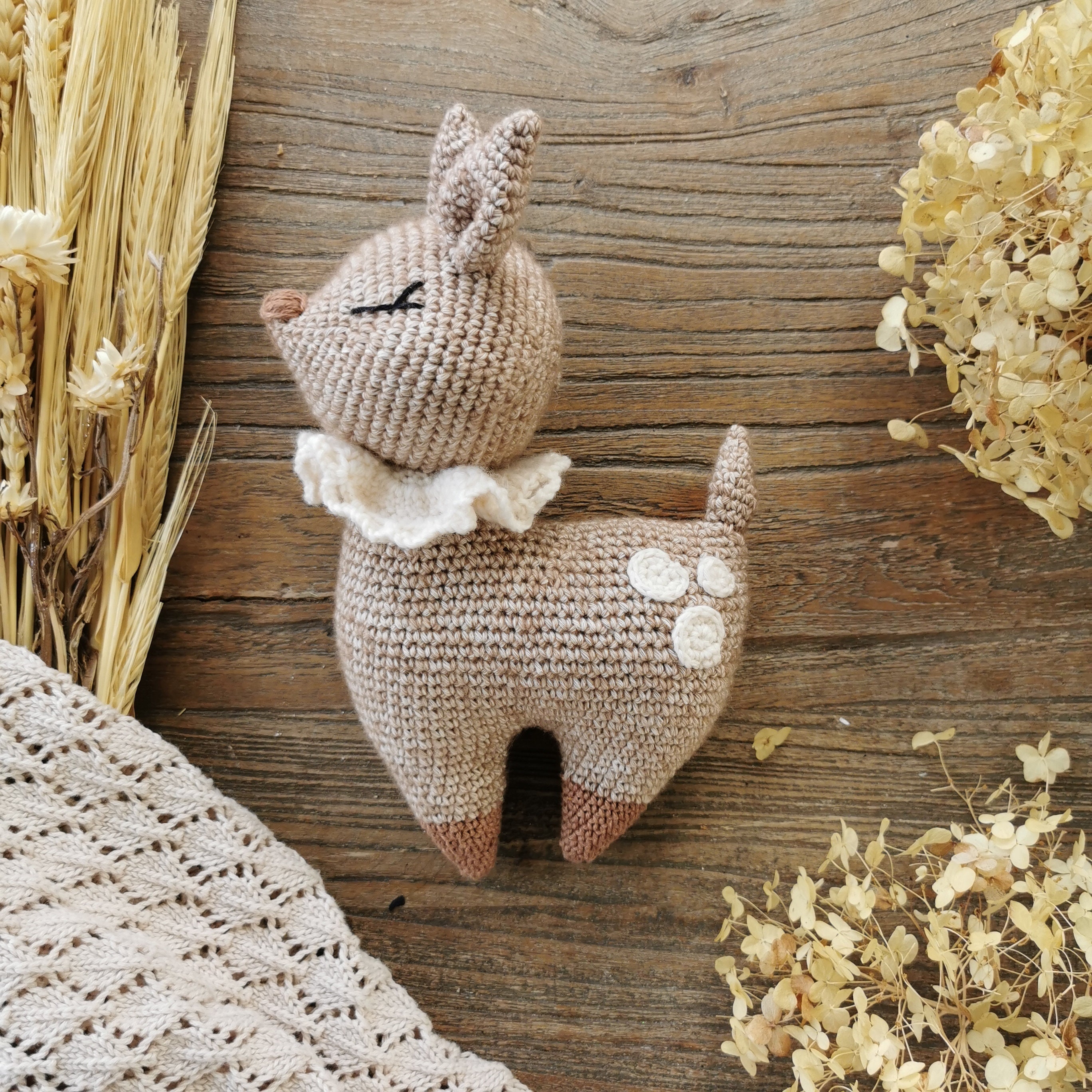 The Proud Fawn - Crochet Pattern PDF in English (US Terms) French - Etsy