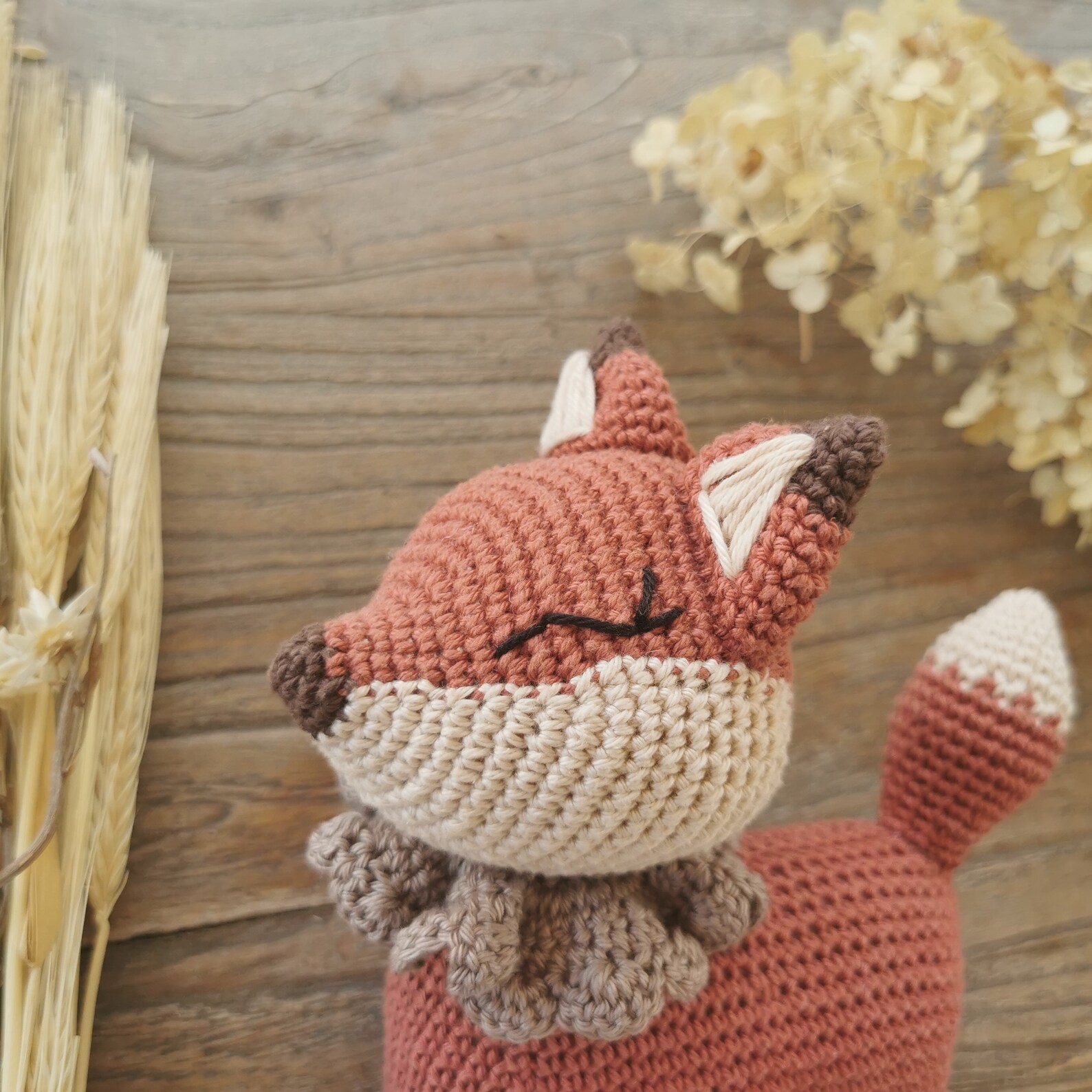 The Proud Fox Crochet Pattern PDF in English US Terms | Etsy