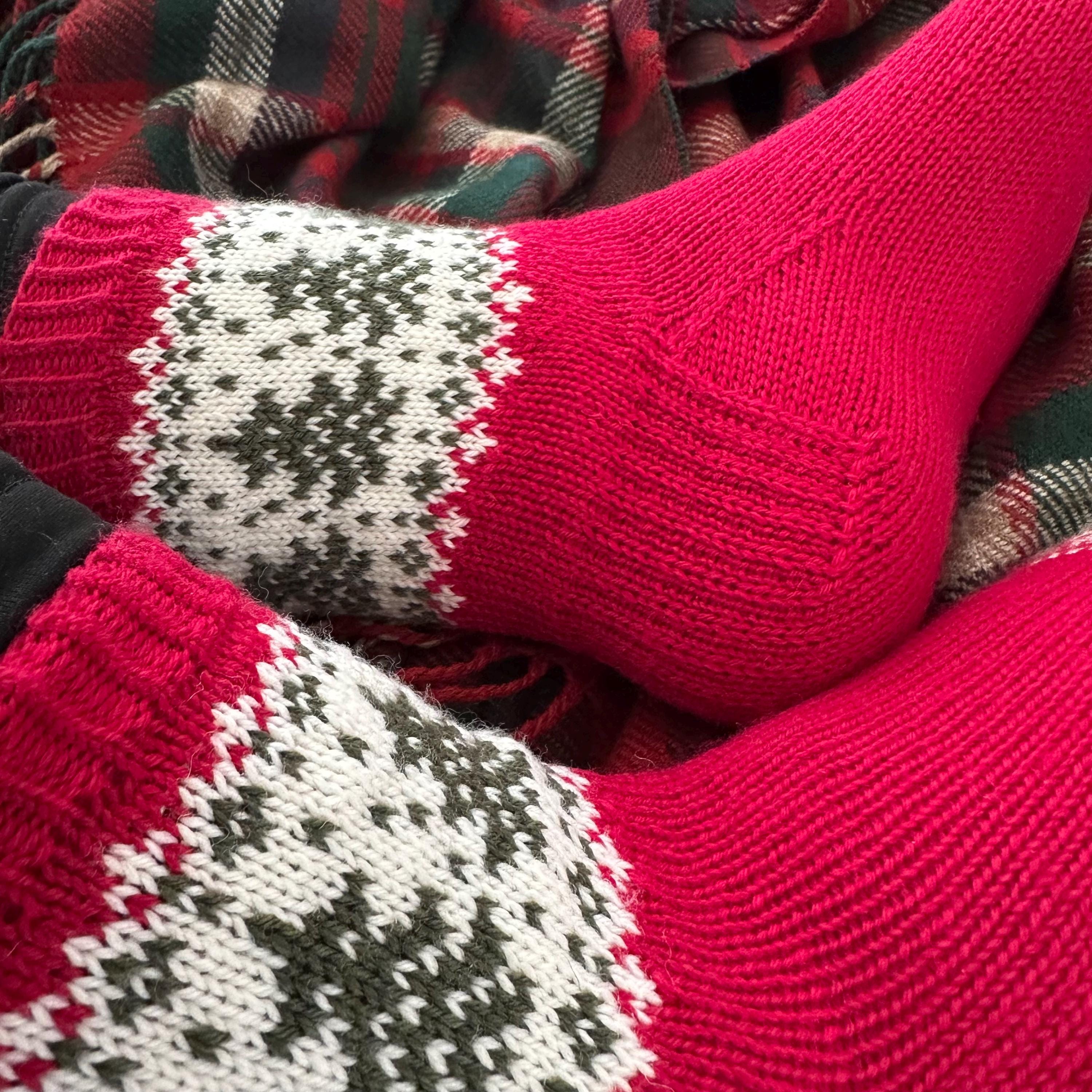O Christmas Tree Socks - Pdf Knitting Pattern Colorwork, Winter Fair ...