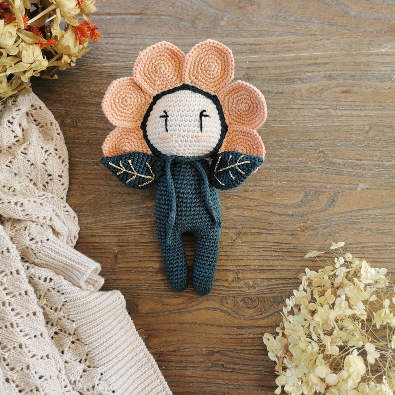 My Floral Doll Crochet Pattern PDF in English US Terms - Etsy