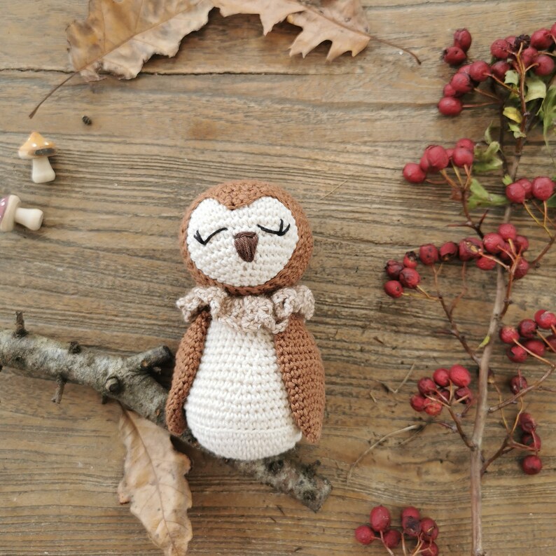 Three Little Owls - Crochet Pattern PDF in English (US Terms) and ...