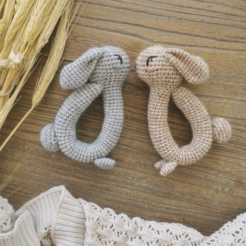 My Bunny Rattle Crochet Pattern PDF in English US Terms - Etsy