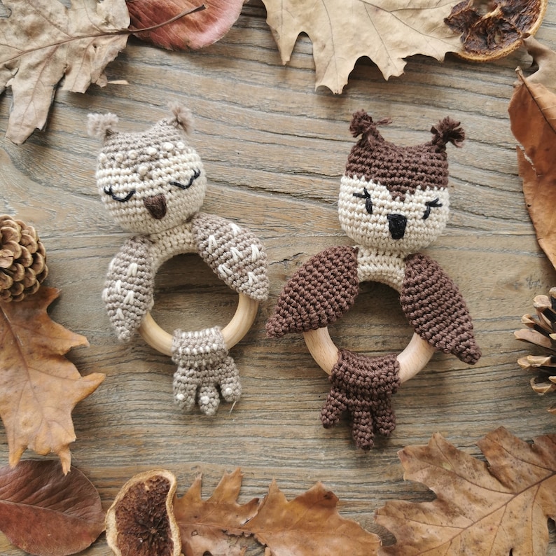 My Owl Rattle - Crochet Amigurumi Pattern PDF in English (US Terms ...