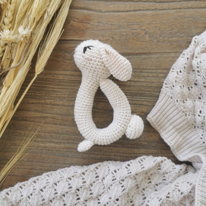 My Bunny Rattle Crochet Pattern PDF in English US Terms - Etsy