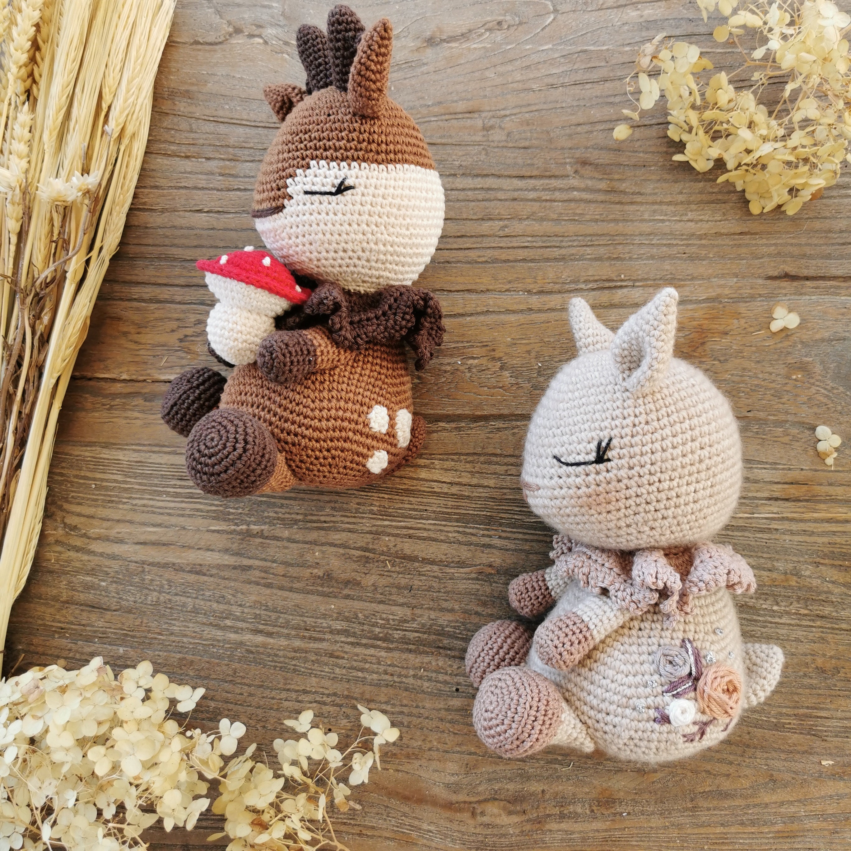My Cuddly Fawn Crochet Pattern PDF in English US Terms - Etsy