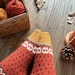 Spooky Season Socks - Pdf Knitting Pattern Colorwork, Black Cat Bat ...
