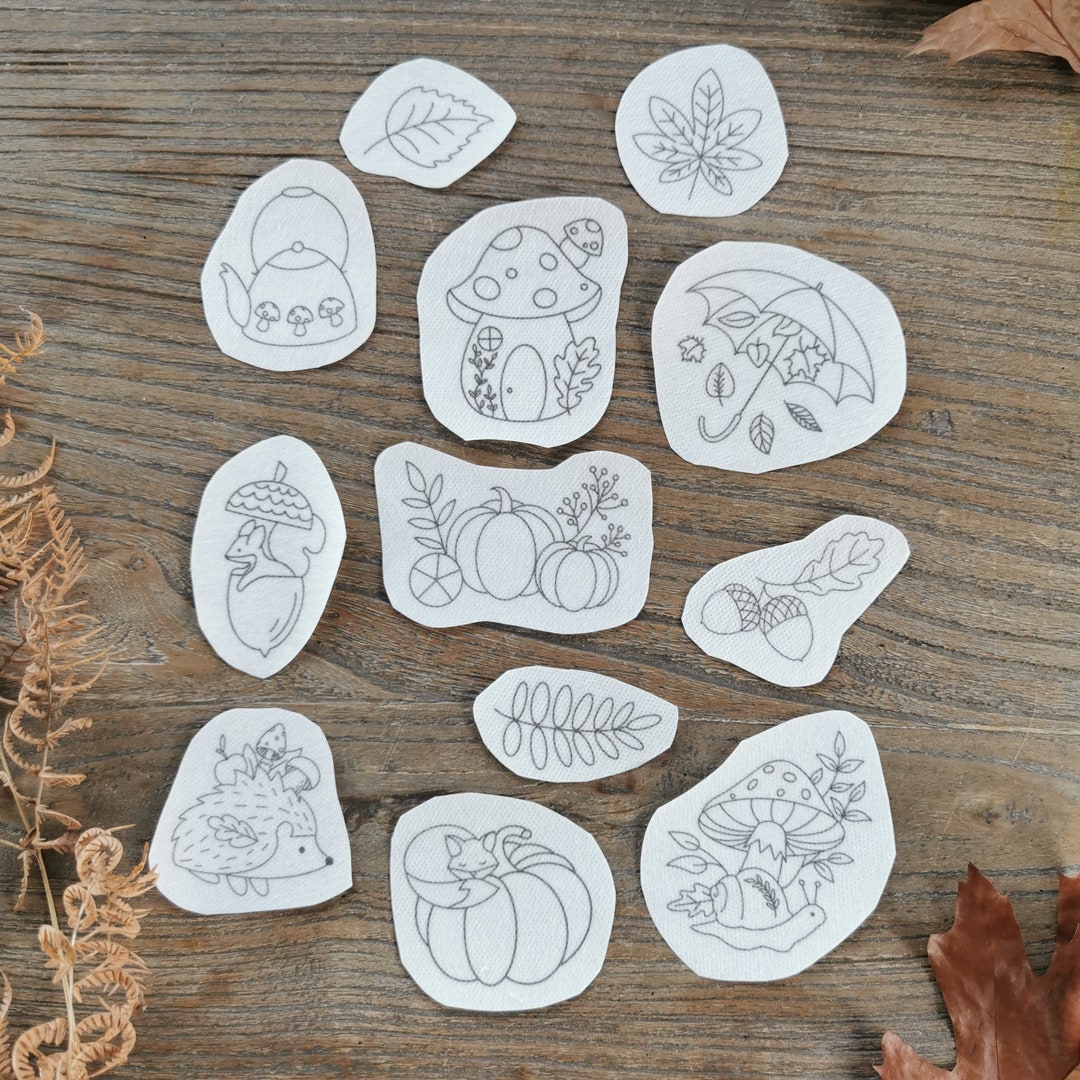 Stick and Stitich Embroidery, Water Embroidery Designs, Autumn Designs ...