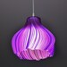 Modern Wavy Opaque Glass-like Pendant Lampshade Sleek Soft-glow Elegant ...