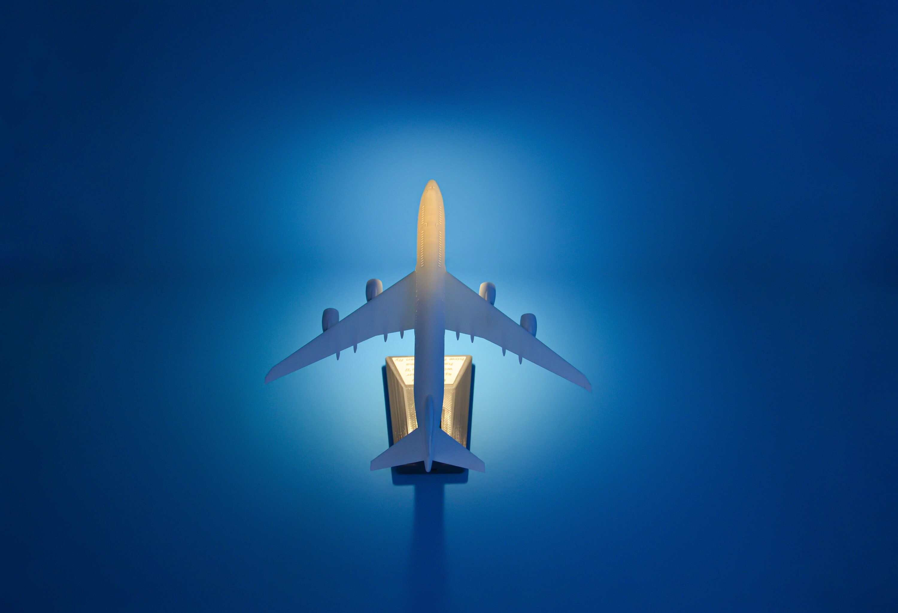 Personalized B747 Model Desk Lamp Boeing Airplane Model Table Lamp ...