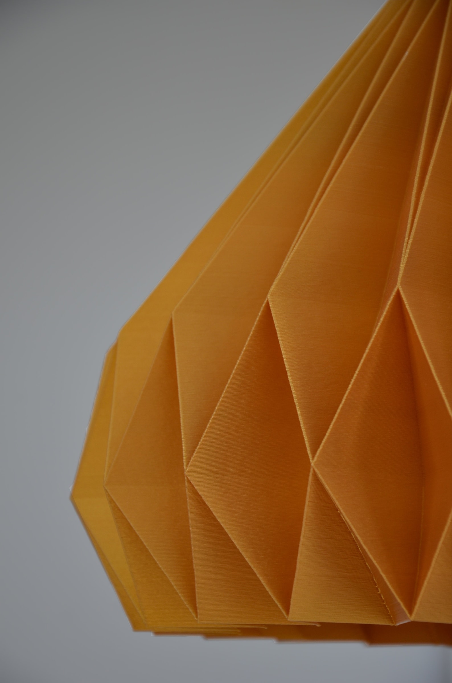 Gold Bell Lamp Shade Modern Origami Empire Pendant Lamp 3d Printed ...