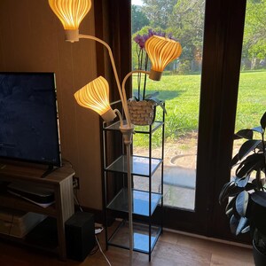 Modern Wavy Opaque Glass-like Pendant Lampshade Sleek Soft-glow Elegant ...