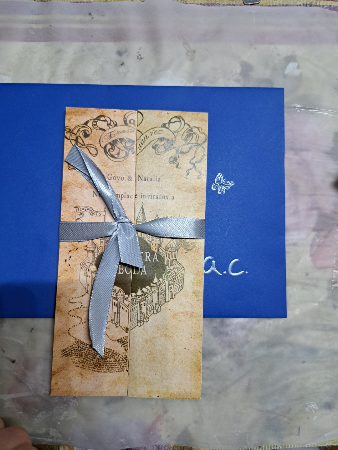 Merodeadores Mapa Invitación Invitación de boda invitación eventos ...