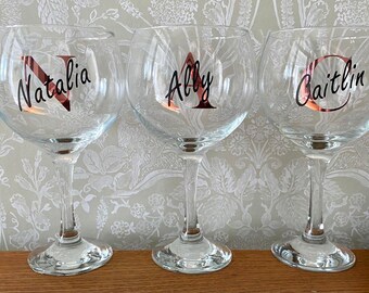 Personalised friends Theme Gin Glass Gift Birthday Hen | Etsy UK