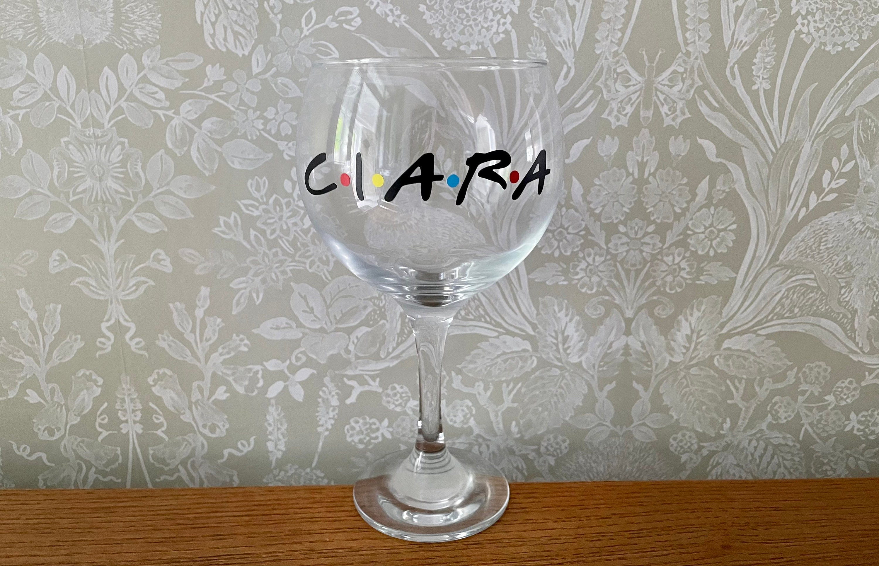 Personalised friends Theme Gin Glass Gift Birthday Hen | Etsy UK