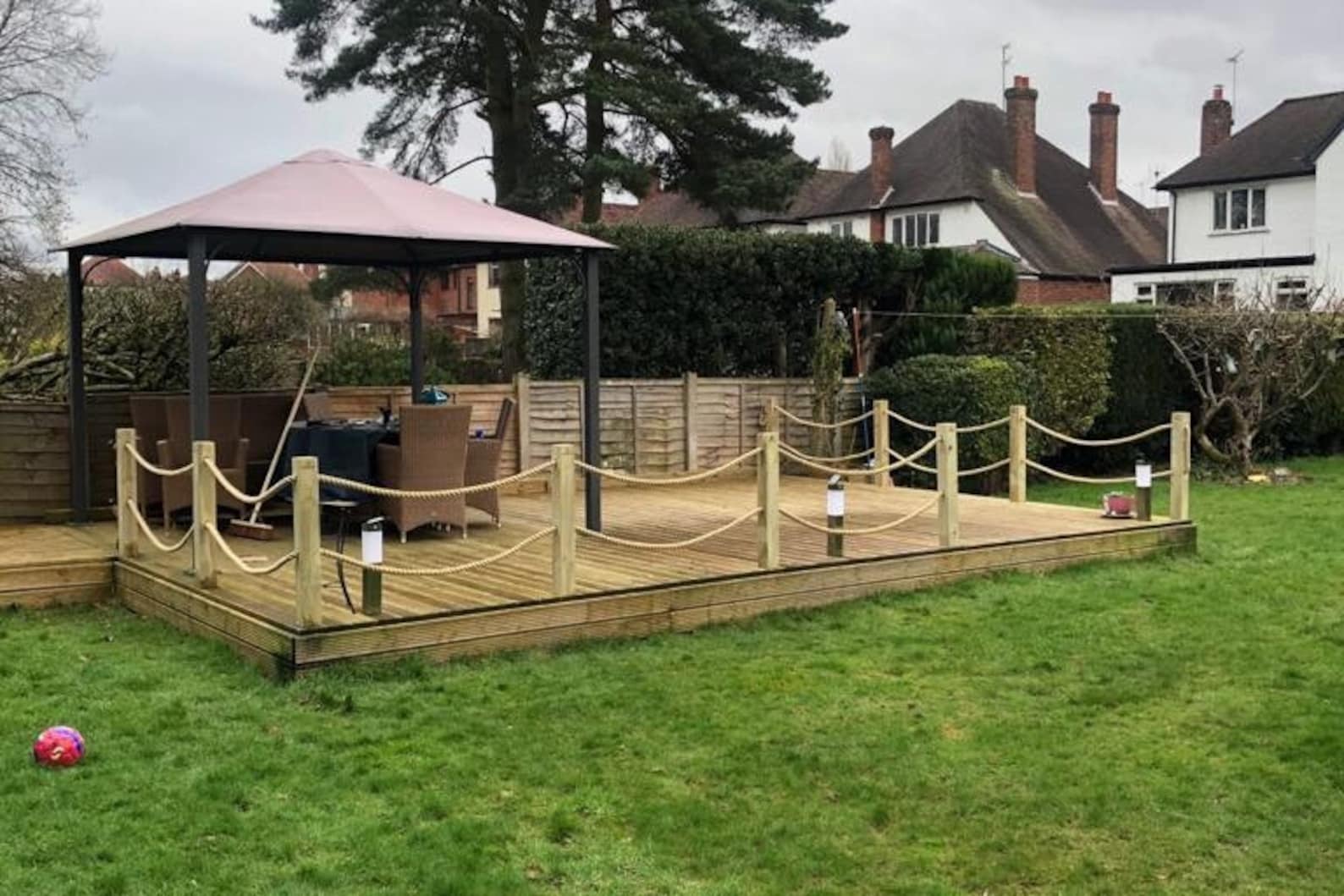 Wood/timber Post and Rope NO DIG Kit Richthepostman 18mm - Etsy