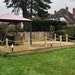 Wood/timber Post and Rope, NO DIG Kit Richthepostman 28mm Single Rope ...