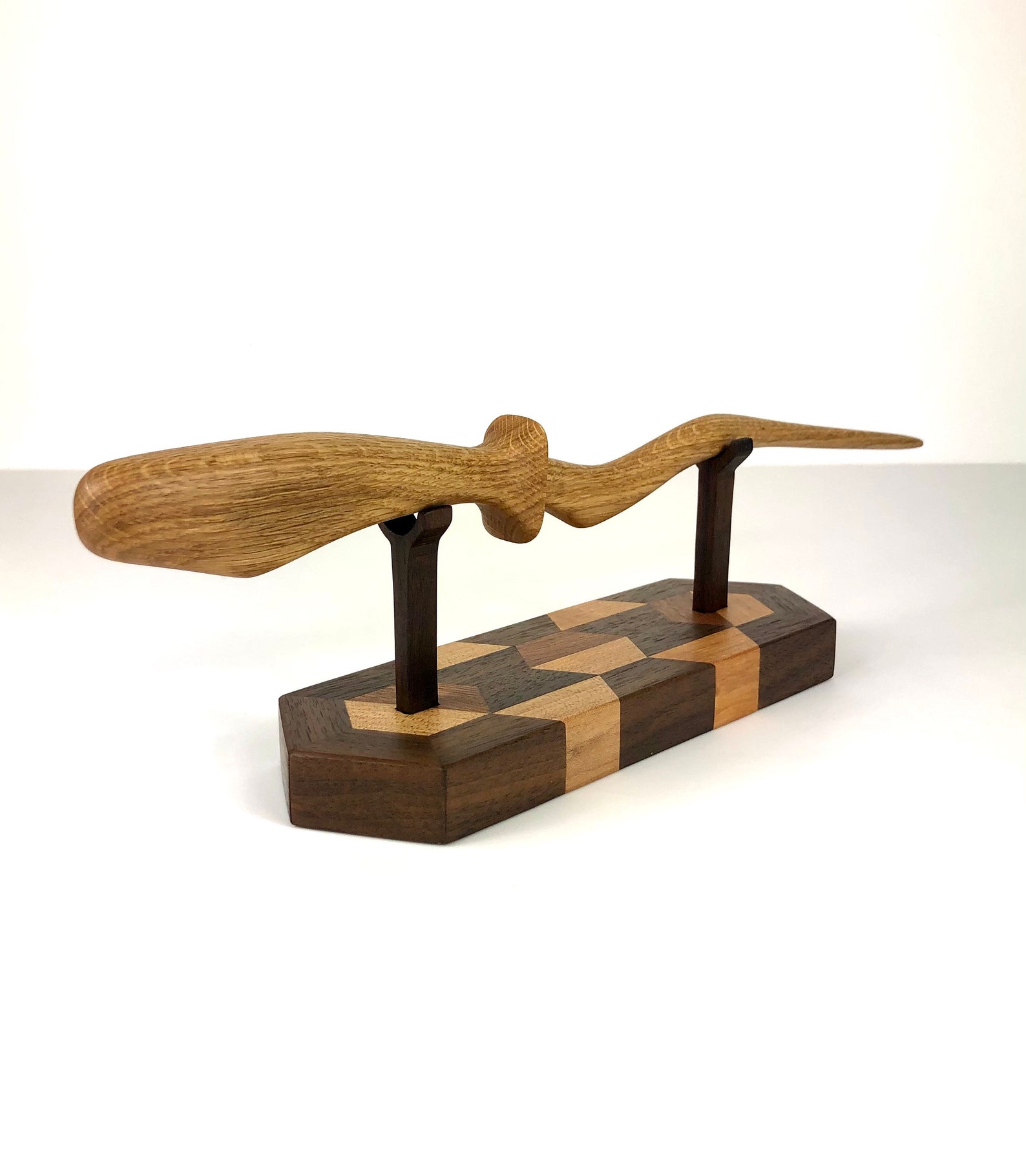 15 Handgefertigter Holzstab aus massiver englischer - Etsy.de