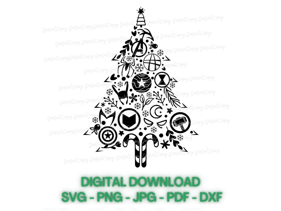 Superhero Tree SVG, PNG,JPG File/loki Cut File/loki Tv Series Digital ...