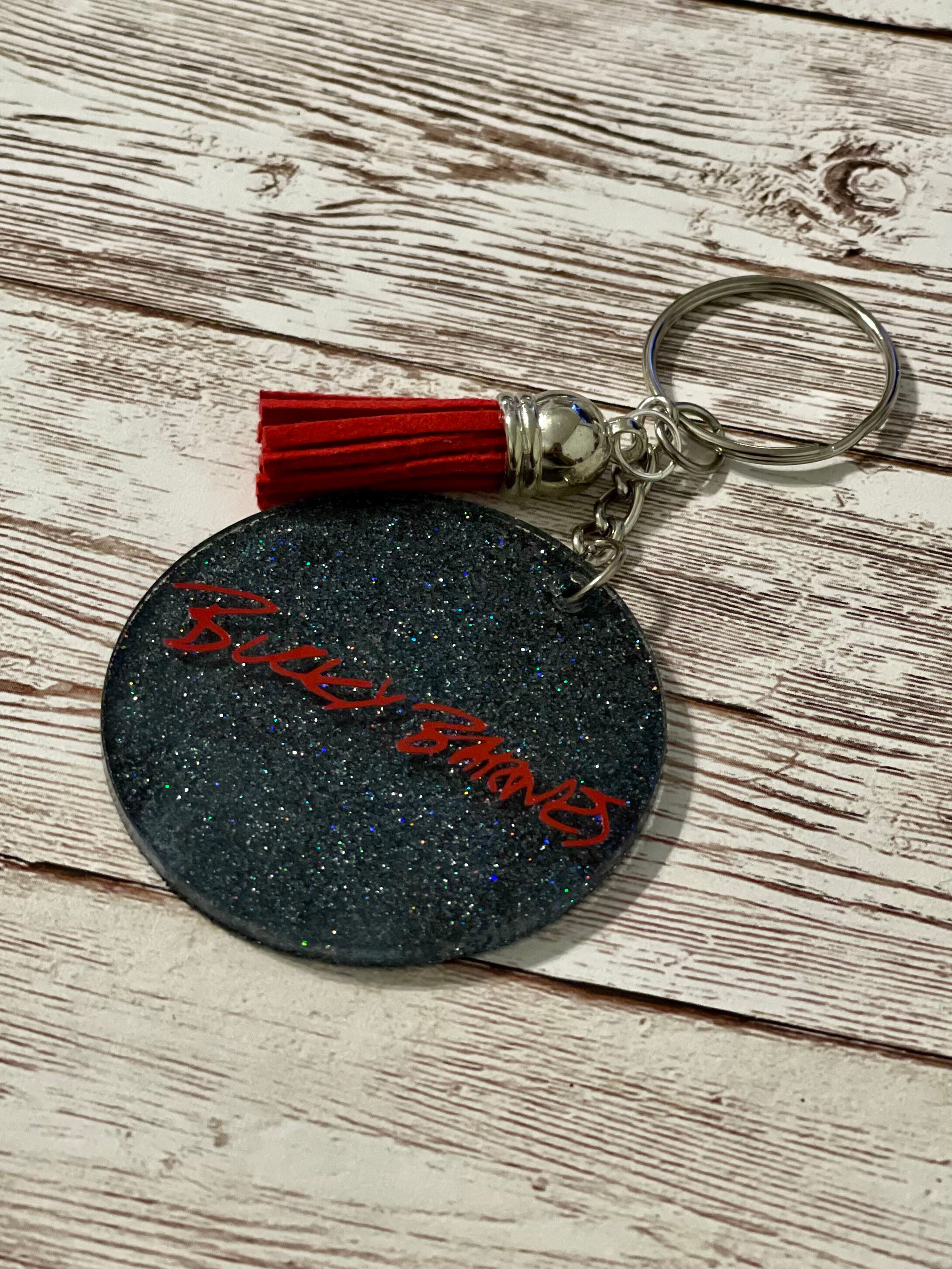 Bucky Barnes Signature Keychain/winter Soldier - Etsy