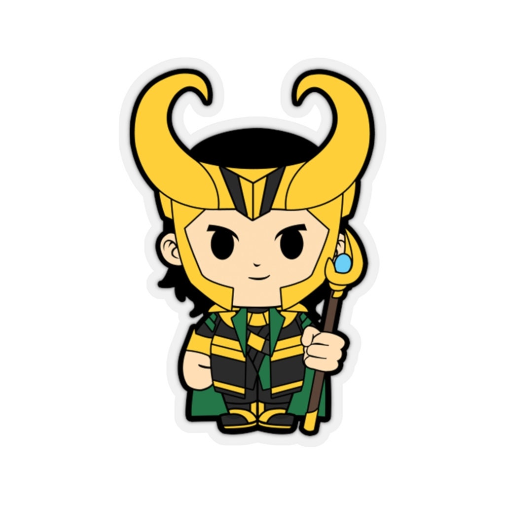 Loki chibi sticker/Loki Series/Loki Fans/God of Mischief/Tom | Etsy