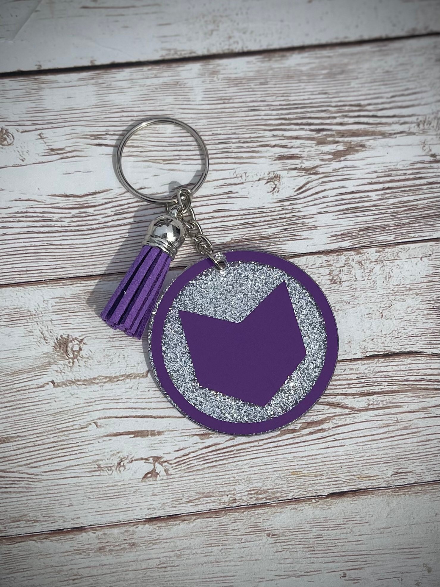 Hawkeye Inspired Logo Keychain/hawkeye Series/custom - Etsy