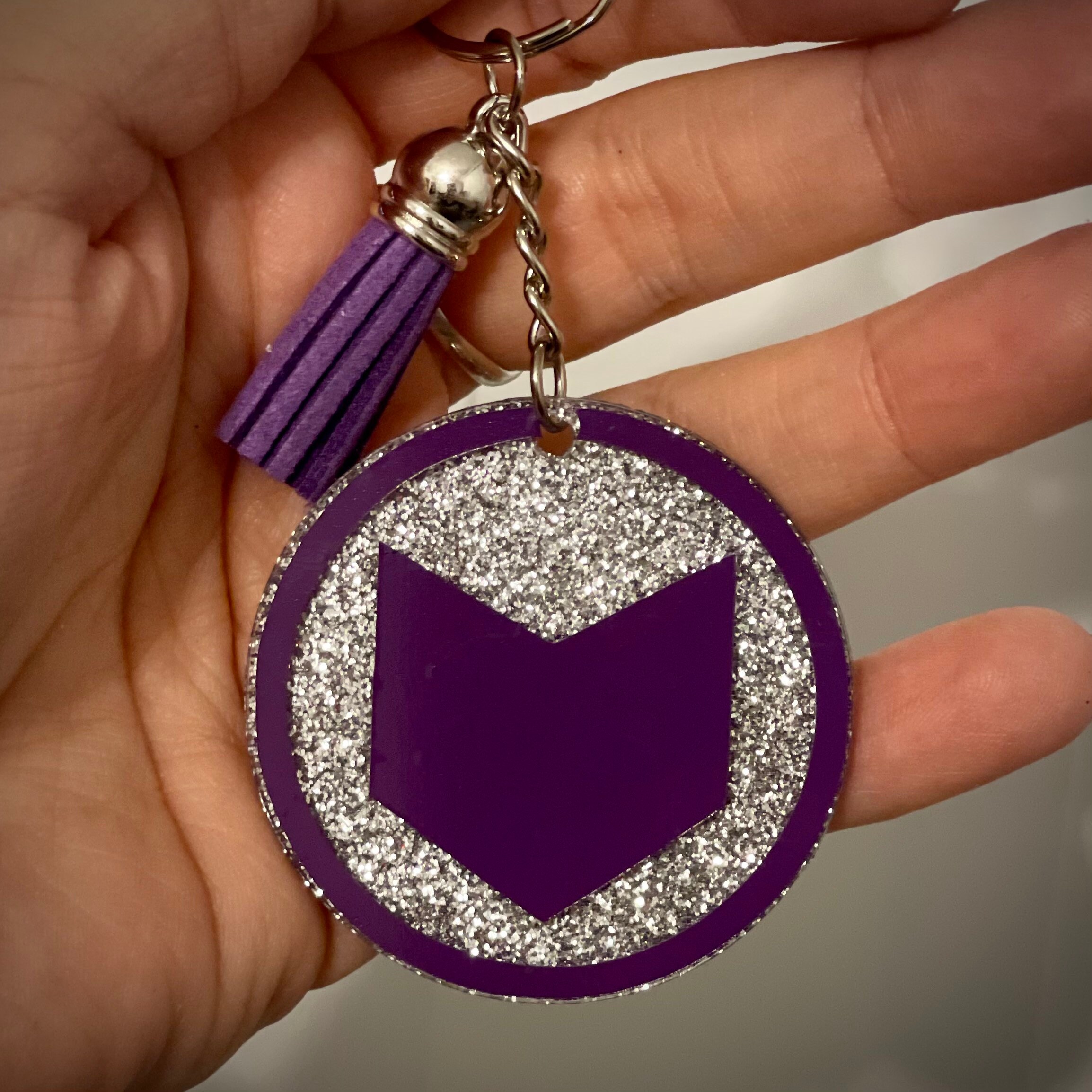 Hawkeye Inspired Logo Keychain/hawkeye Series/custom - Etsy