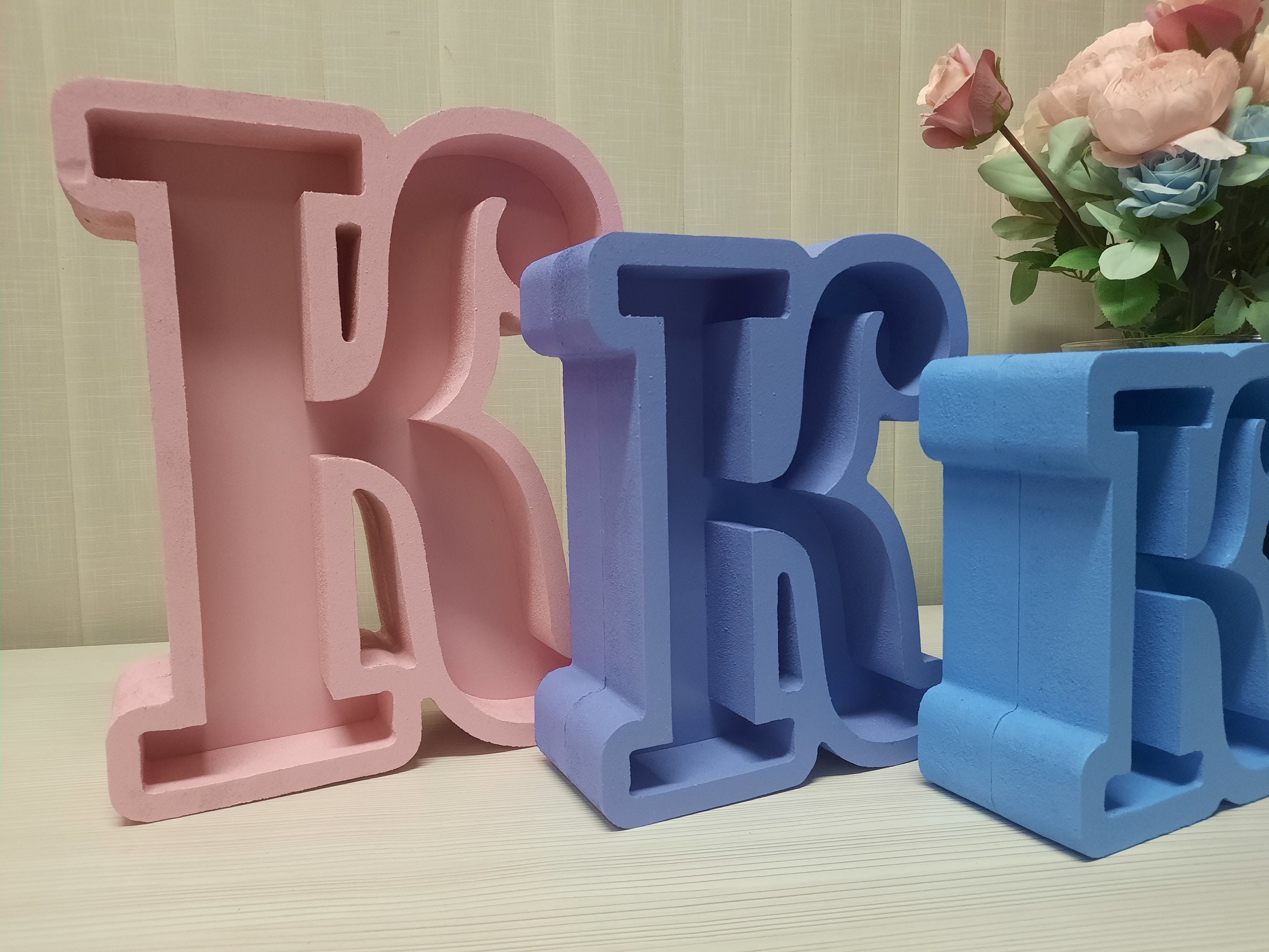 Hollow Styrofoam Fillable Letters, Fillable Letters, Empty Heart Box ...
