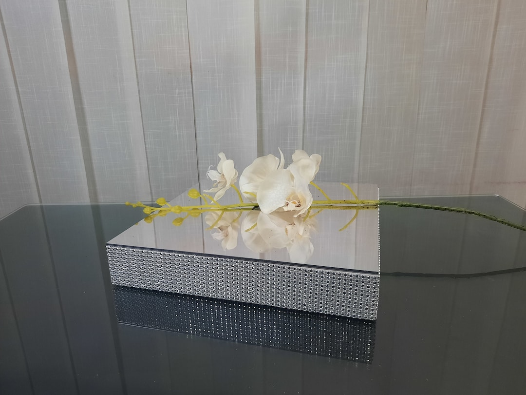 Cake Stand Mirror Square Height 2 Inches,square Cake Stand With ...