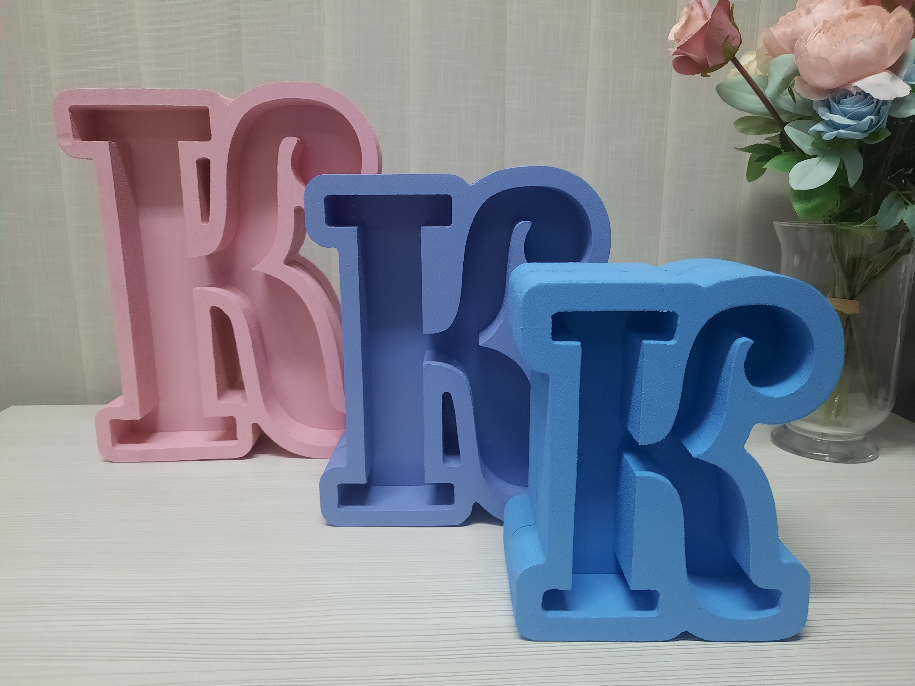 Hollow Styrofoam Fillable Letters, Fillable Letters, Empty Heart Box ...