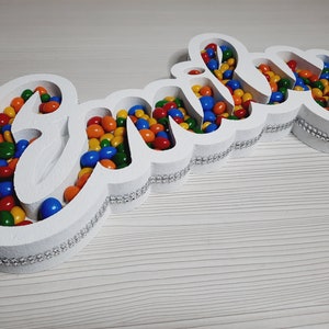 Decor Hollow Names, Gift Fill Name Box, Hollow Styrofoam Fillable Name ...