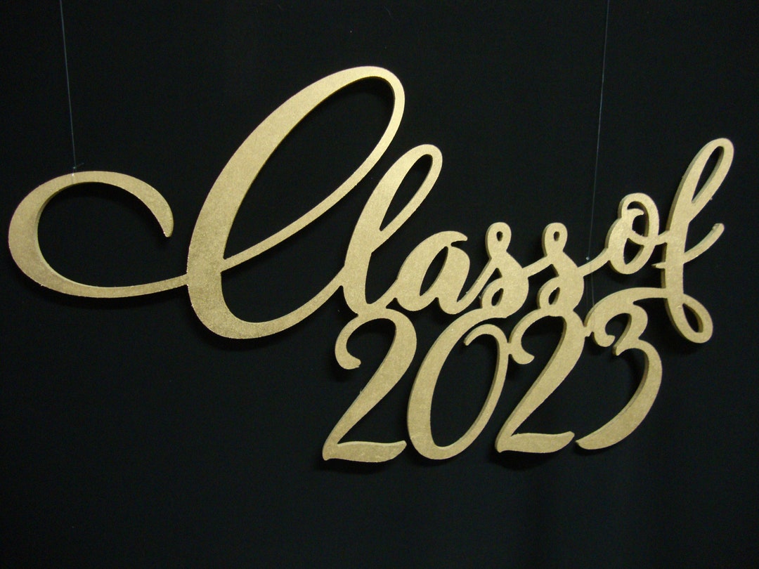 Class of 2023 Signs, 3d Sign 2023, Custom Wooden Class of 2023 ...