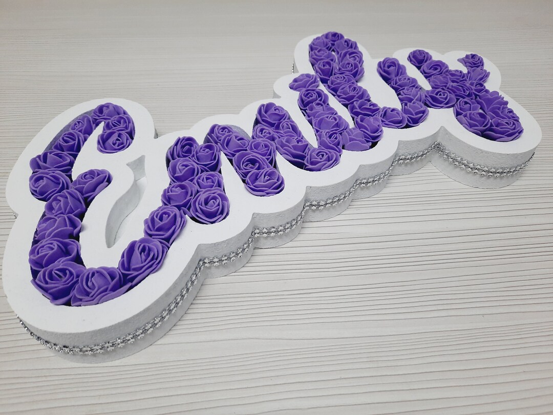 Empty Names Box, Hollow Styrofoam Fillable Name, Fillable Letters, Gift ...