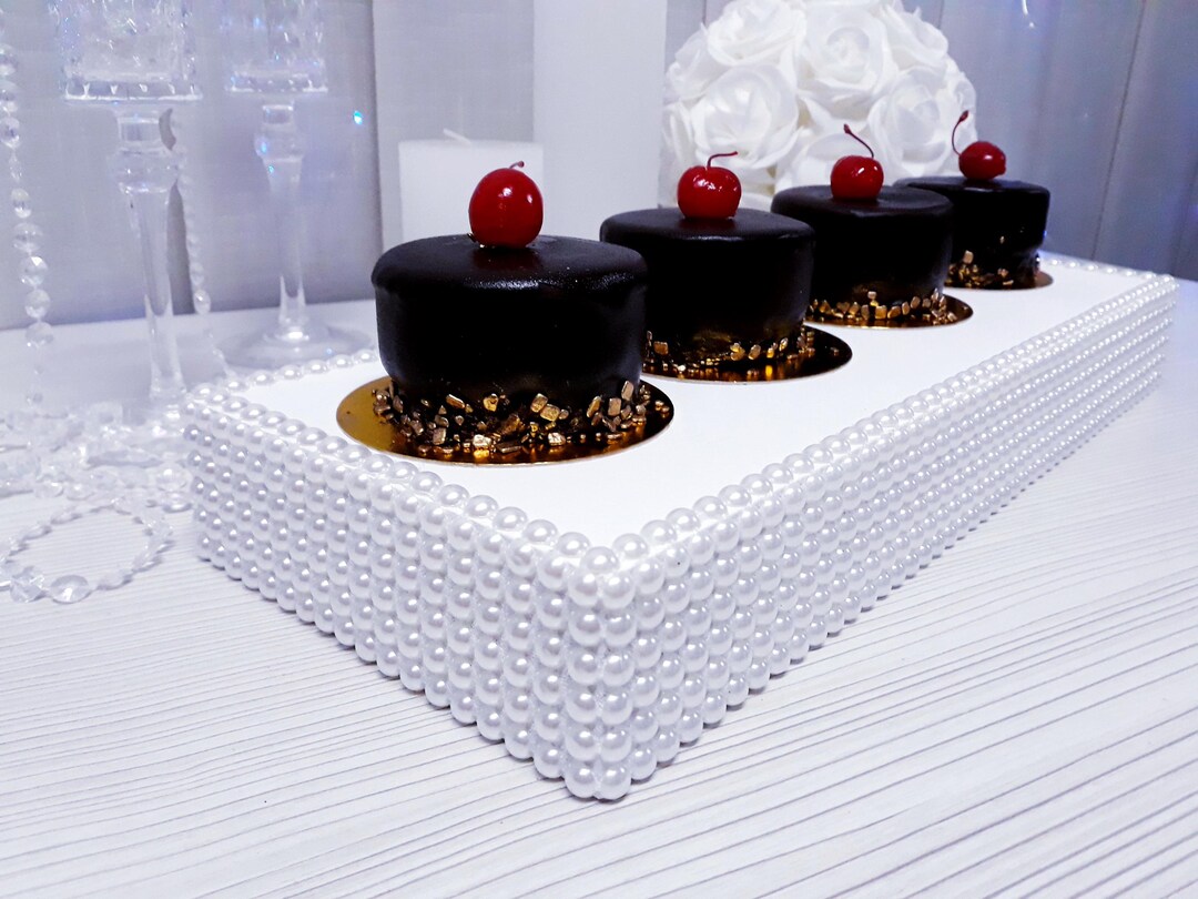 Wedding Cake Stand, Pearls Cake Stand, Cupcake Stands, Birthday Cupcake ...