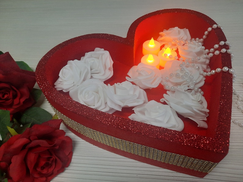 Hollow Styrofoam Fillable Heart, Fillable Heart, Empty Heart Box, Gift ...